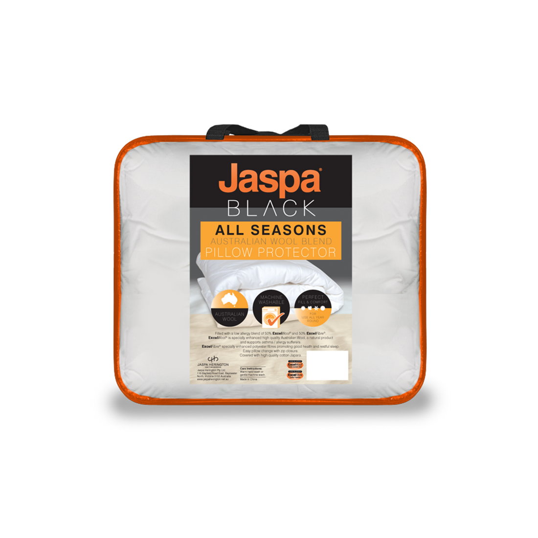 Jaspa Black All Seasons Pillow Protector – Jaspa Herington